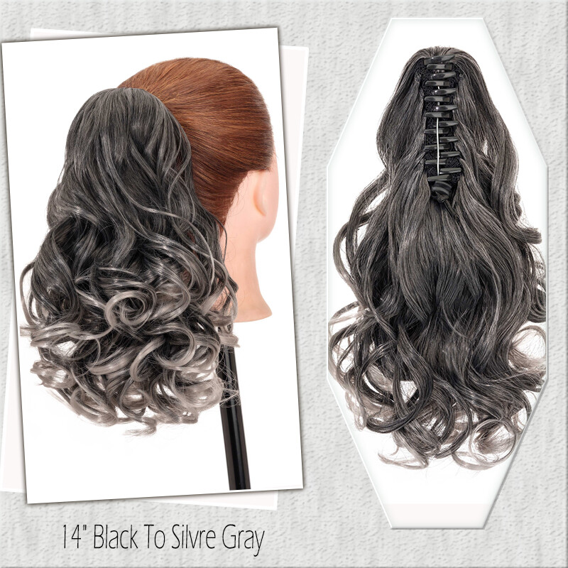 Highlight Thick Real Claw Ponytail Clip In Hair Extensions Pony Tail As ...