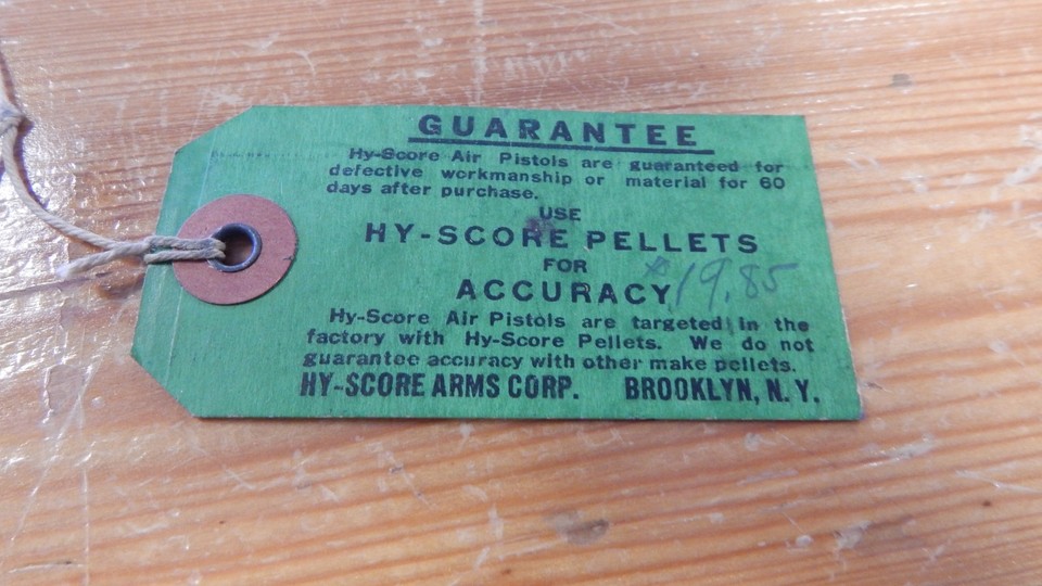 Hy-Score Model 800 .177 cal air pistol | eBay