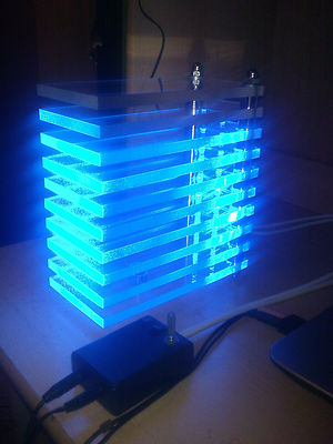 Blue LED VU Meter Tower | eBay