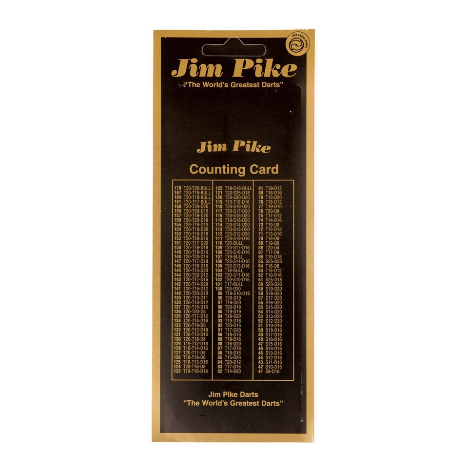 Classic Signature Jim Pike 30g Brass Steel Tip Dart Set by Jim Pike ...
