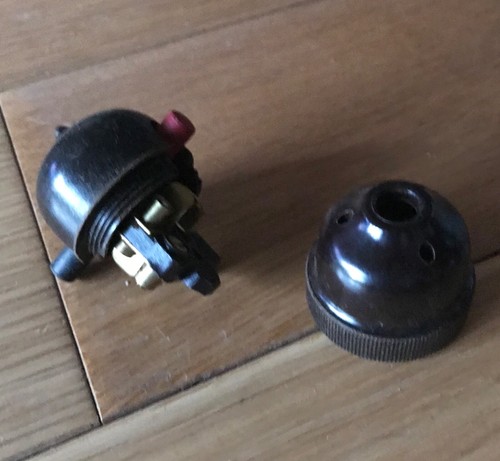 Vintage Brown Bakelite Hanging Pear Switch For Lamps Etc. | eBay