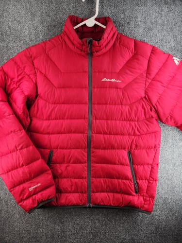 Eddie Bauer First Ascent Storm Down 800 Fill Puffer Jacket Red Medium ...