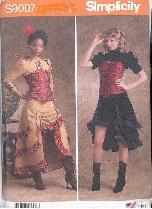 Simplicity Sewing Pattern 9007 Misses Steampunk Costume Bolero Jacket ...