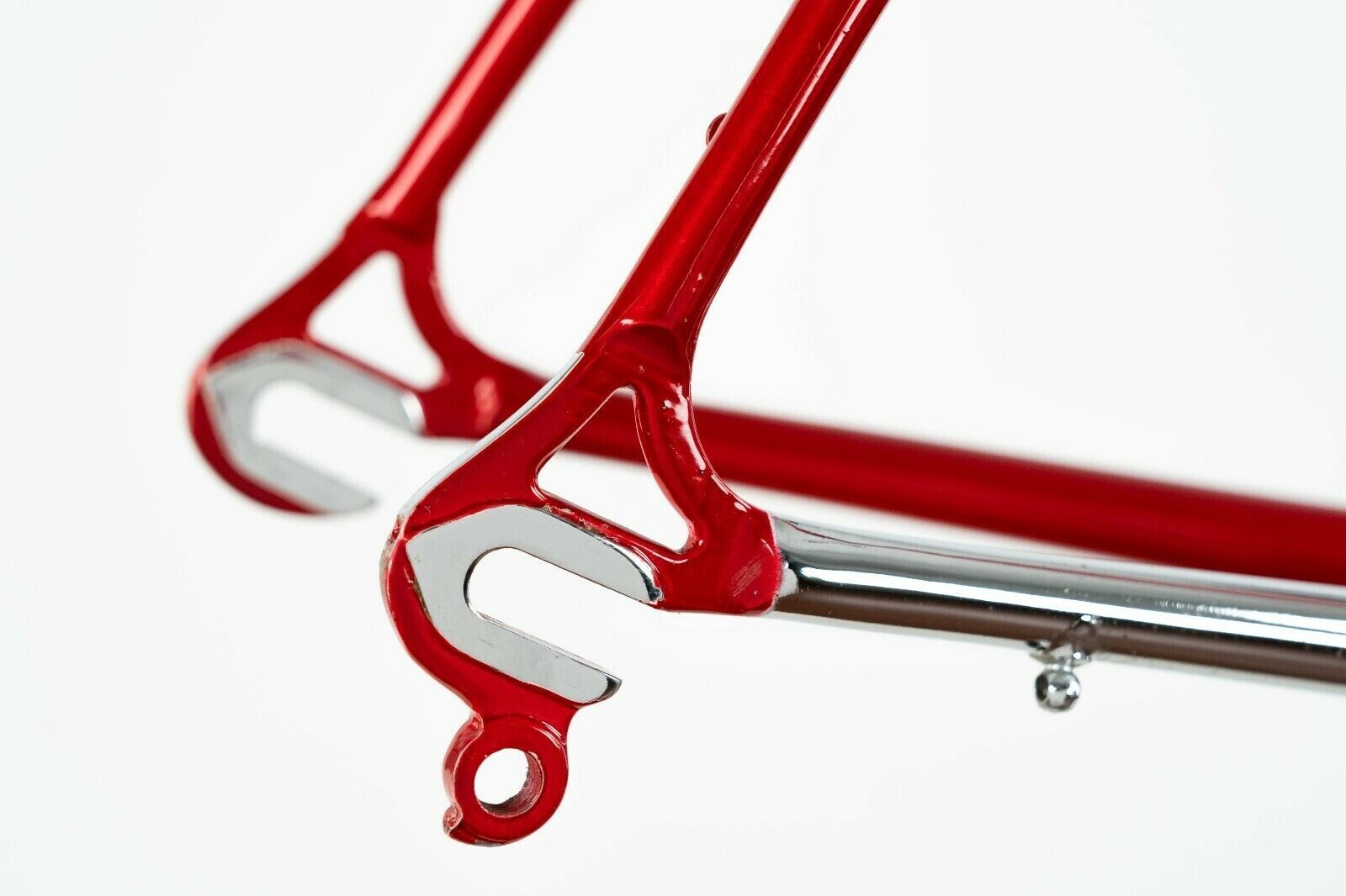 NOS COLUMBUS STEEL FRAME VINTAGE ROAD RACING BIKE BICYCLE LUGS LUGGED ...