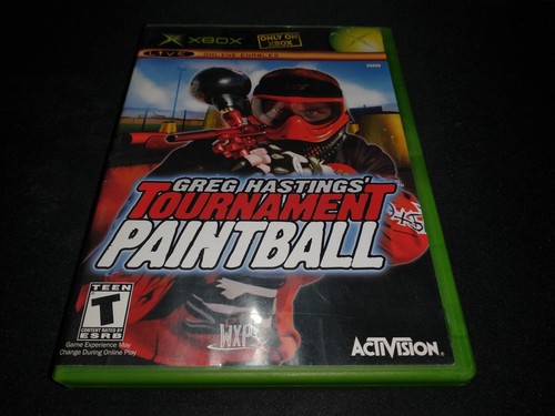 Greg Hastings'Tournament Paintball Microsoft Xbox Ex+ NM Condition ...