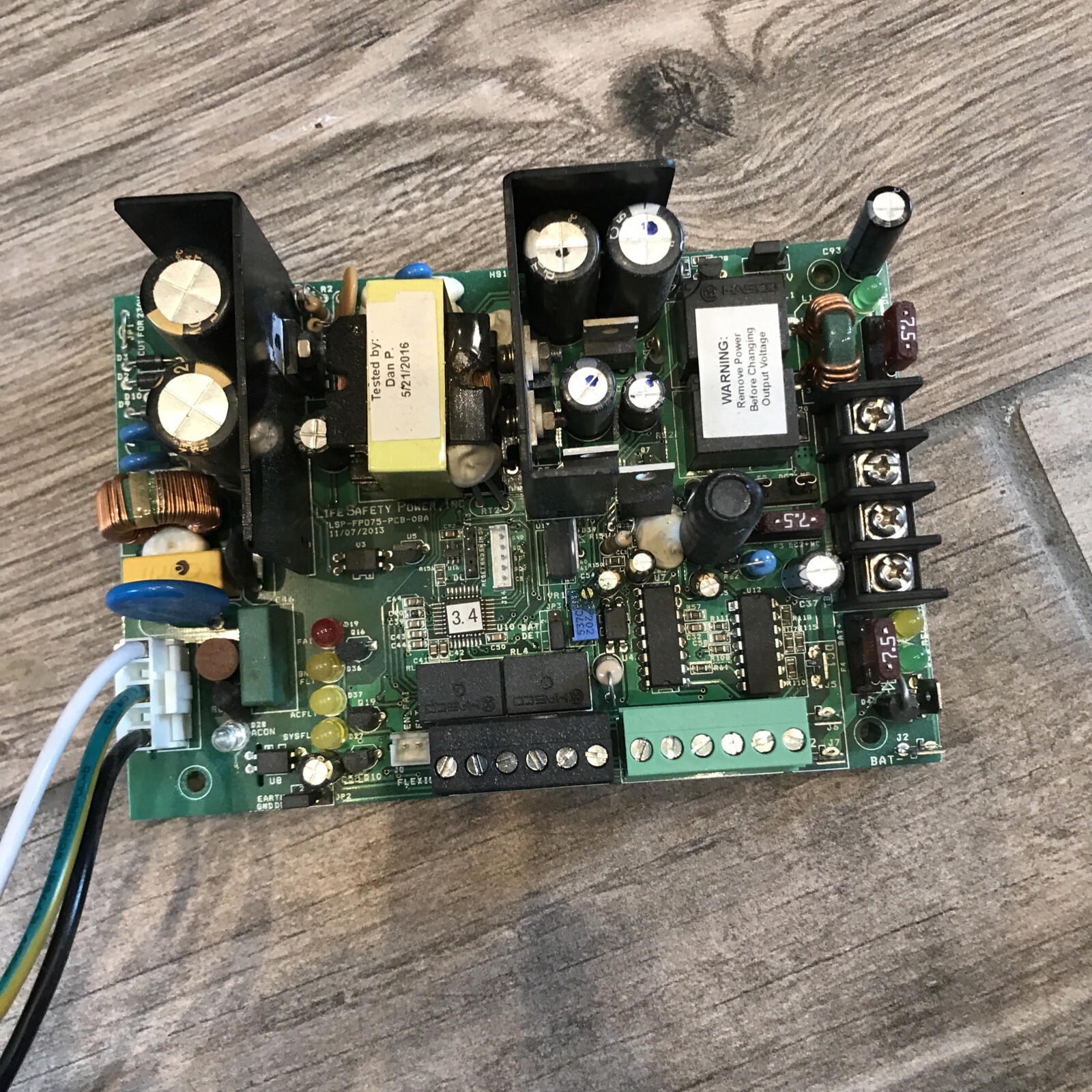 LifeSafety LSP-FPO75 LSP-FP075-PCB FlexPower Power Supply/Charger ...