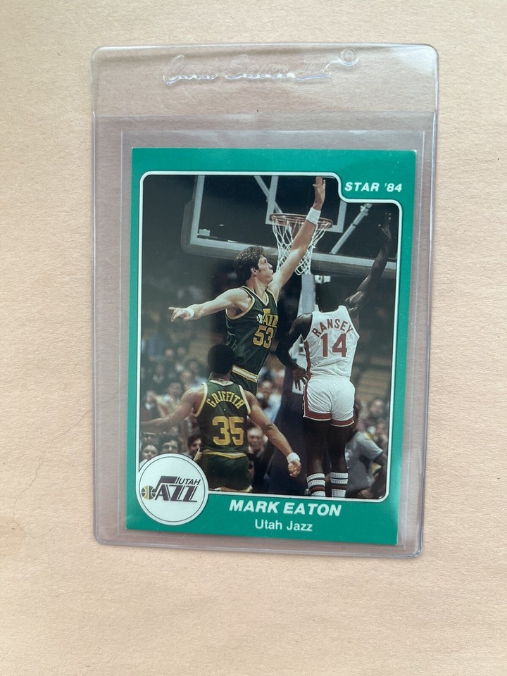 1984 Star #138 Utah Jazz Mark Eaton Rookie EX-NRMT CONDITION | eBay