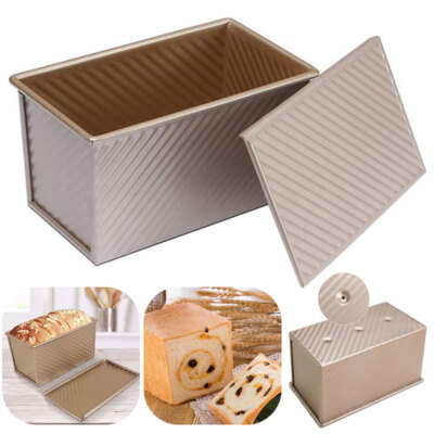 Rectangle Non-stick Toast Box Kitchen Bread Loaf Tin Pan Mold Baking W ...