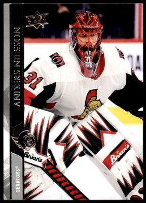 2020-21 Upper Deck #381 Anders Nilsson SENATORS | eBay