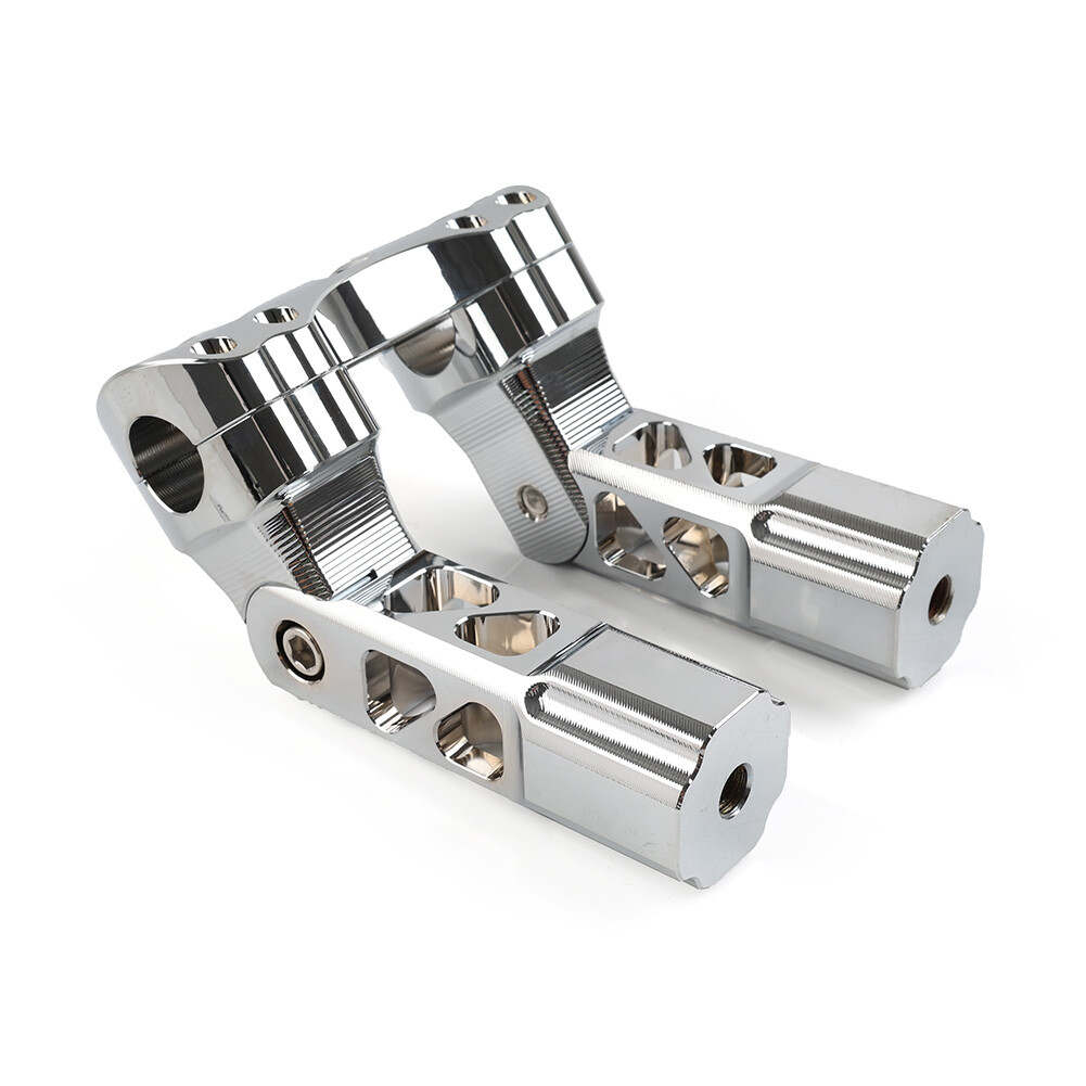 6.5" Pullback Handlebar Risers Clamps For Harley Dyna Softail Sportster ...