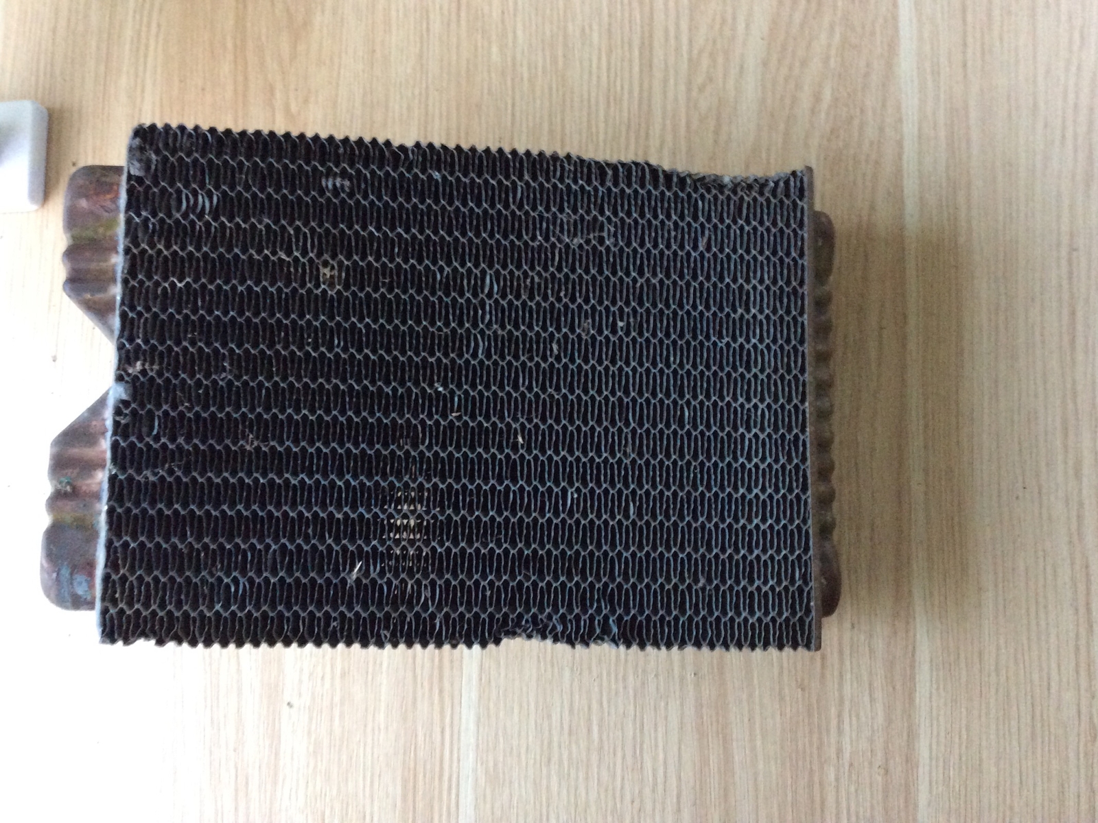 1966 Original Survivor GM Harrison Heater Core Brass Copper Dated 66 D ...