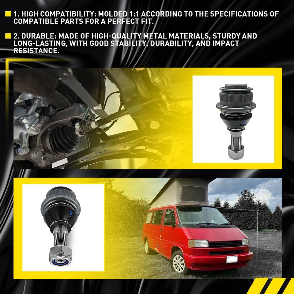 For VW T4 Mk IV Transporter Van Bus 1996-2003 Front Lower Ball Joint ...