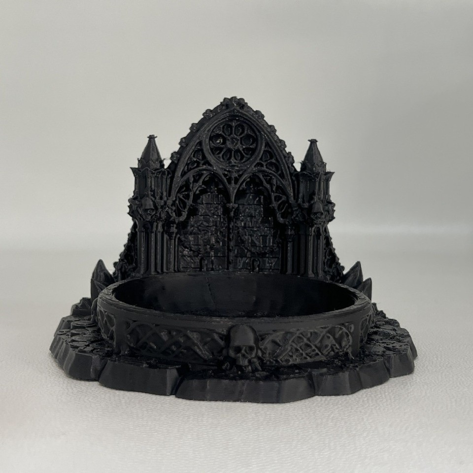 Retro Jewelry Storage Tray Black Gothic Style Decorative Tray Bedroom ...