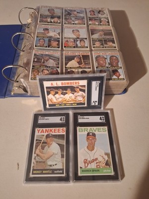 1964 Topps Baseball Complete Set Cards #1-587 VG /EX | eBay