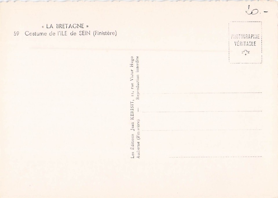 29 ILE DE BREAST TRADITIONAL COSTUME | eBay