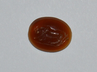 Ancient Greek Intaglio Ring Seal Greco-Roman Carnelian Gemstone ...
