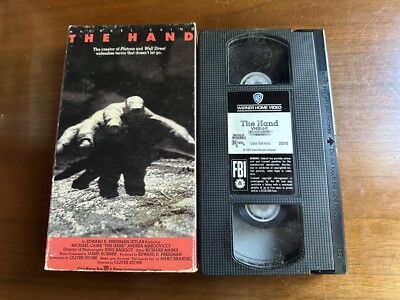 THE HAND (VHS, 1988) Michael Caine Oliver Stone Tape Horror 85391201632 ...