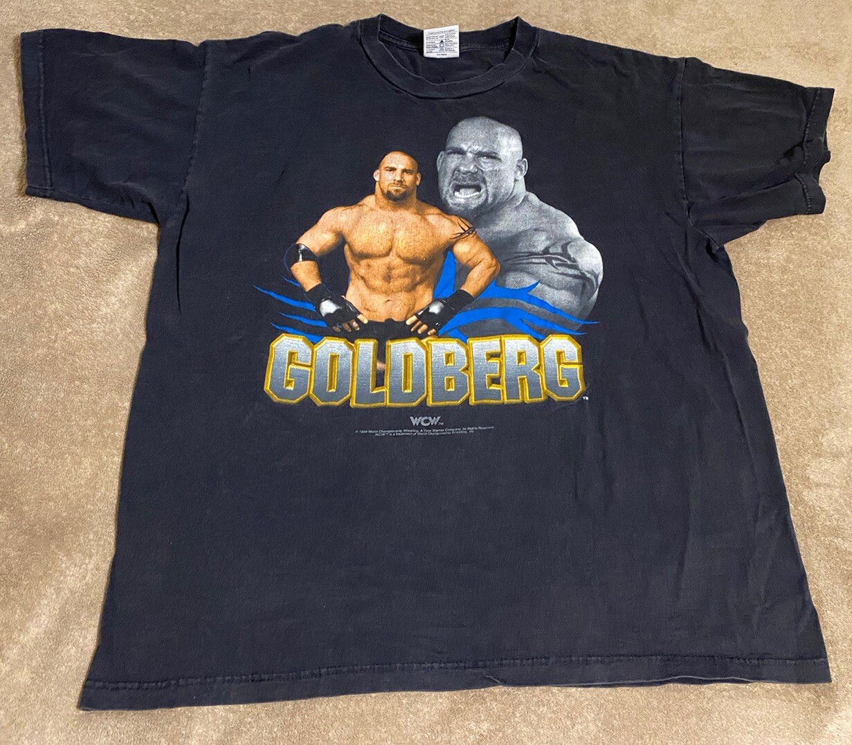 Vintage 1998 90s WCW Bill Goldberg WWF WWE Wrestling… - Gem