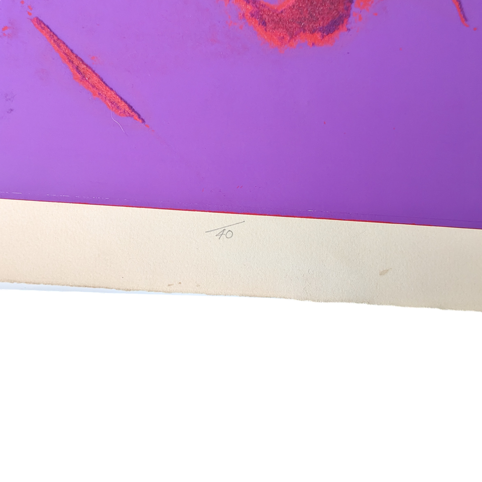 Vtg William Weege Song of Songs Silk Screen Mylar Print 1969 Nordness ...