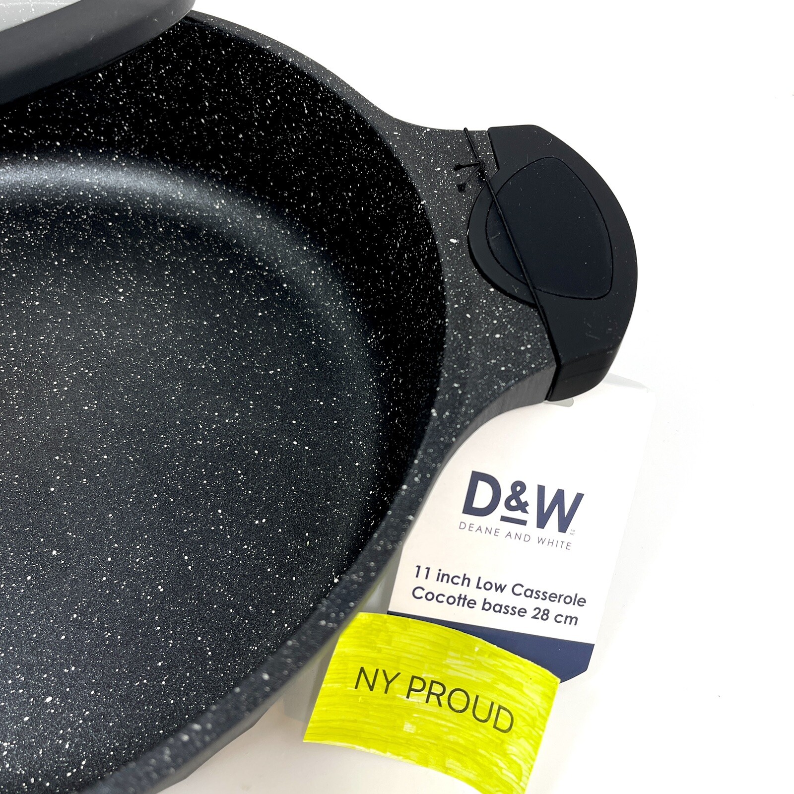D&W Low Casserole/Pan 11” Skillet With Lid Quality Cookware Nonstick ...