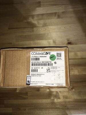 (25) COMMSCOPE MGS600-317 RED 760092445 RED OUTLET JACKS MGS600, NEW | eBay