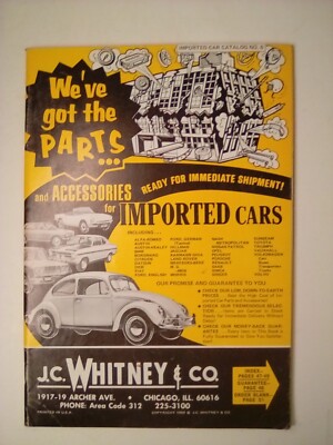 1969 JCWhitney & Co. Parts &Accessories for Imported Cars | eBay