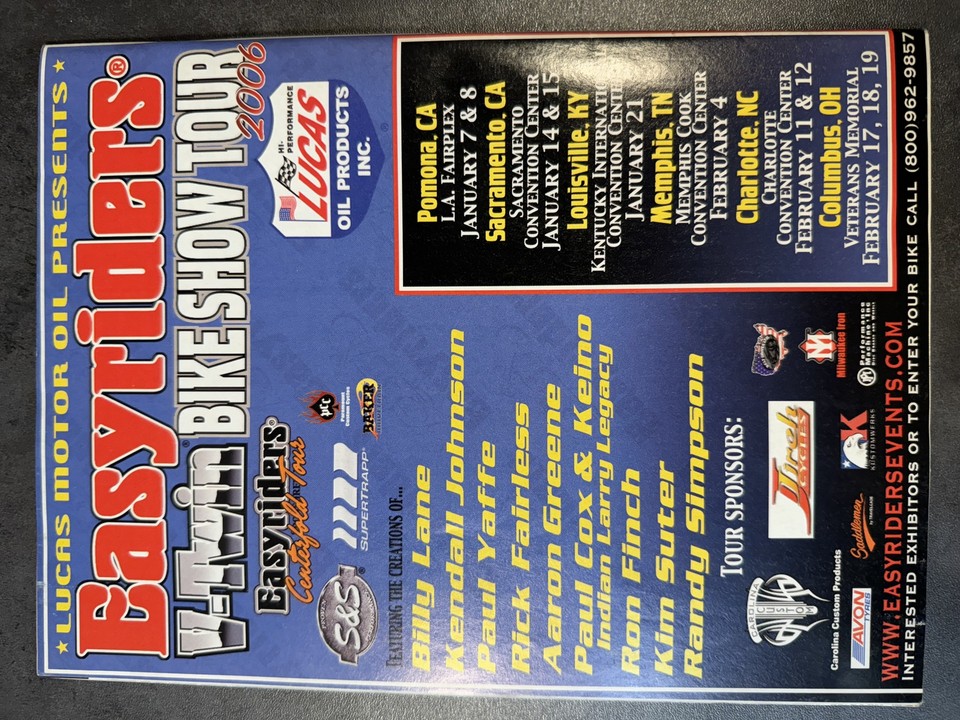 Vintage Biker Magazine by Easyriders December 2005 | eBay