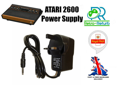 ATARI 2600 Woody Power Supply UK Plug - 9V 1A AC DC | eBay UK