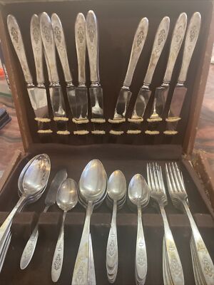 Vintage Community Plate Oneida Flatware Silverware & Box | eBay