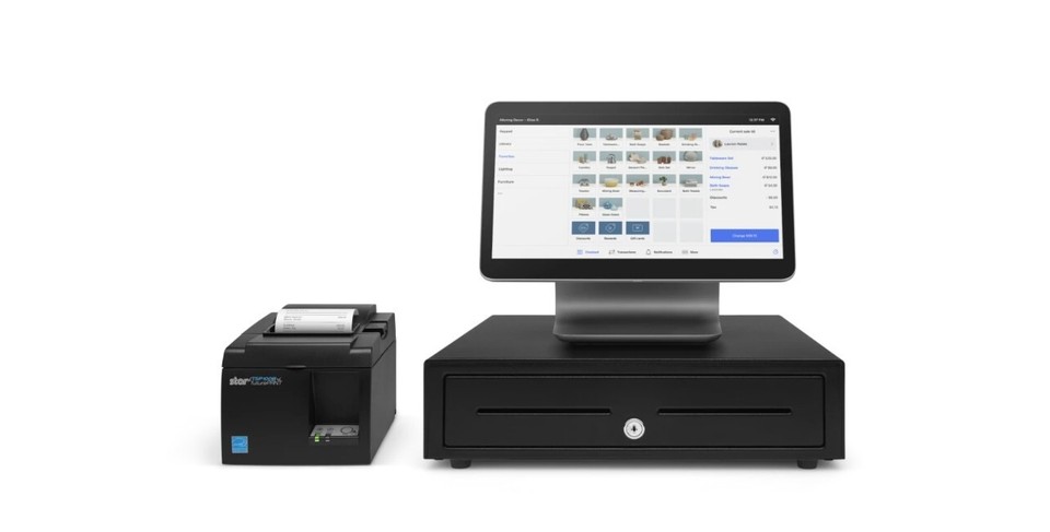 Square POS Point of Sale System Register, Receipt Printer & Cash Drawer ...