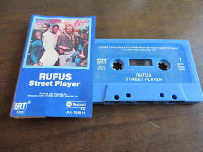 RUFUS (Chaka Kahn) Street Player - Cassette Tape ABC Records VG $2.95 ...