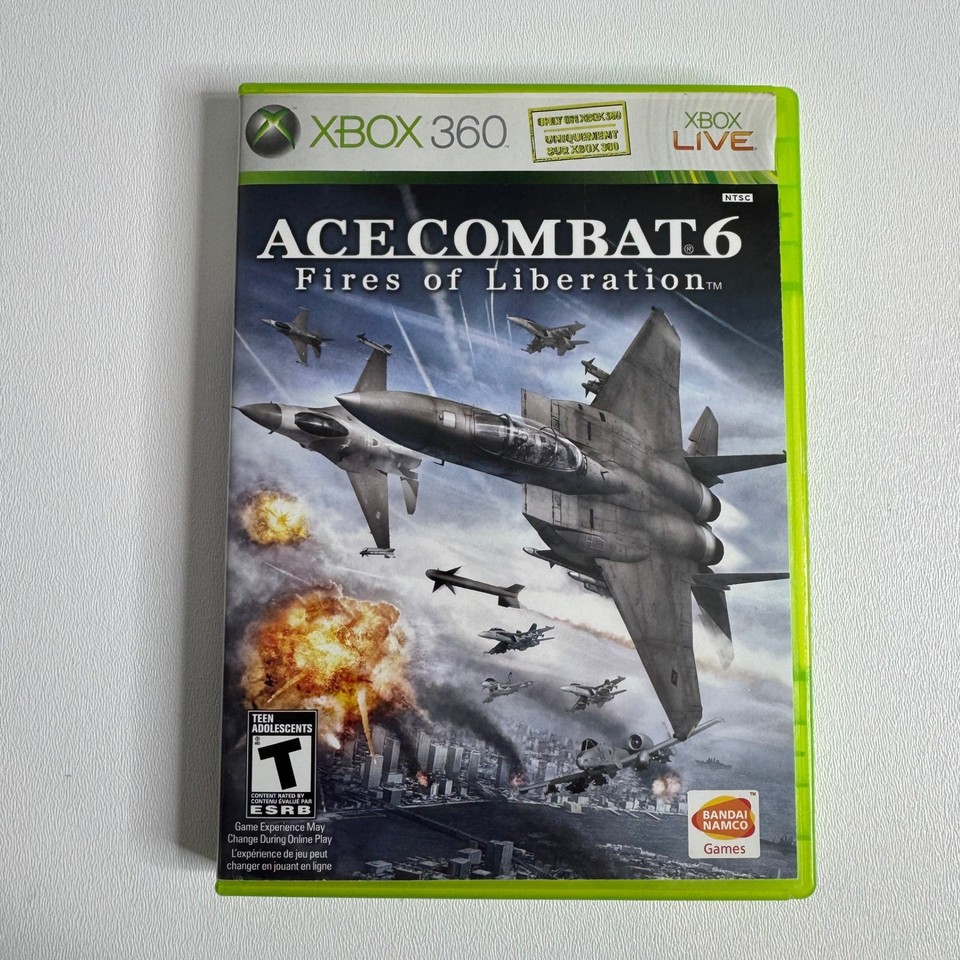 Ace Combat 6: Fires of Liberation (Xbox 360) Game Complete w/ Manual ...