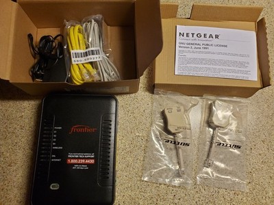 Frontier NetGear DSL Modem with WiFi ADSL2+ Router Model D2200D-1FRNAS ...