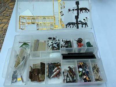 N Gauge Model Railway Basic Scenery Job Lot Hand Painted Figures Horses ...