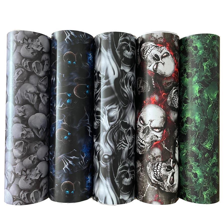 Sticker Bomb Vinyl Wrap Adhesive Skull Cartoon 30cm Print Bike Car ...