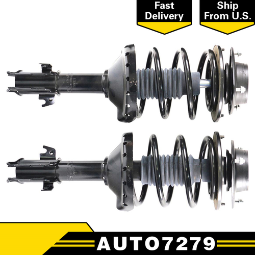 Pair Front Struts Coil Spring Assembly For Subaru Legacy 2005 2006 2007 ...