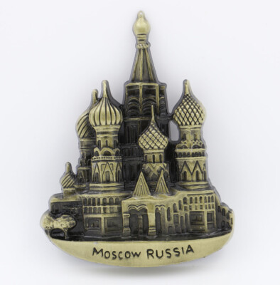 3D Metal Fridge Magnet "The Kremlin Moscow Russia" Souvenir Gift Brand ...