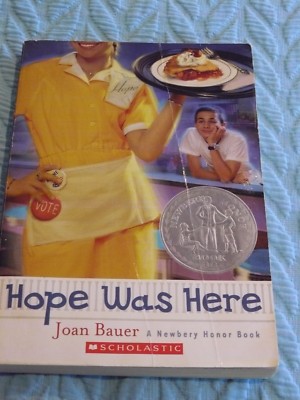 HOPE WAS HERE By Joan Bauer NEWBERY HONOR BOOK (2003, PB) | eBay
