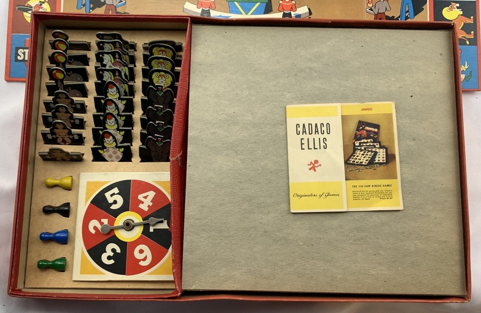 1947 Ringmaster Board Game by Cadaco Complete in Good Condition FREE ...