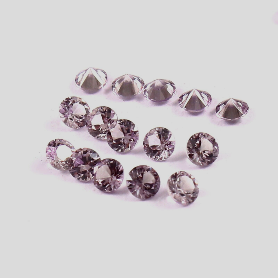 AAA Natural Ceylon Violet Spinel Loose Round Gemstone Cut Lot - 10 Pcs ...