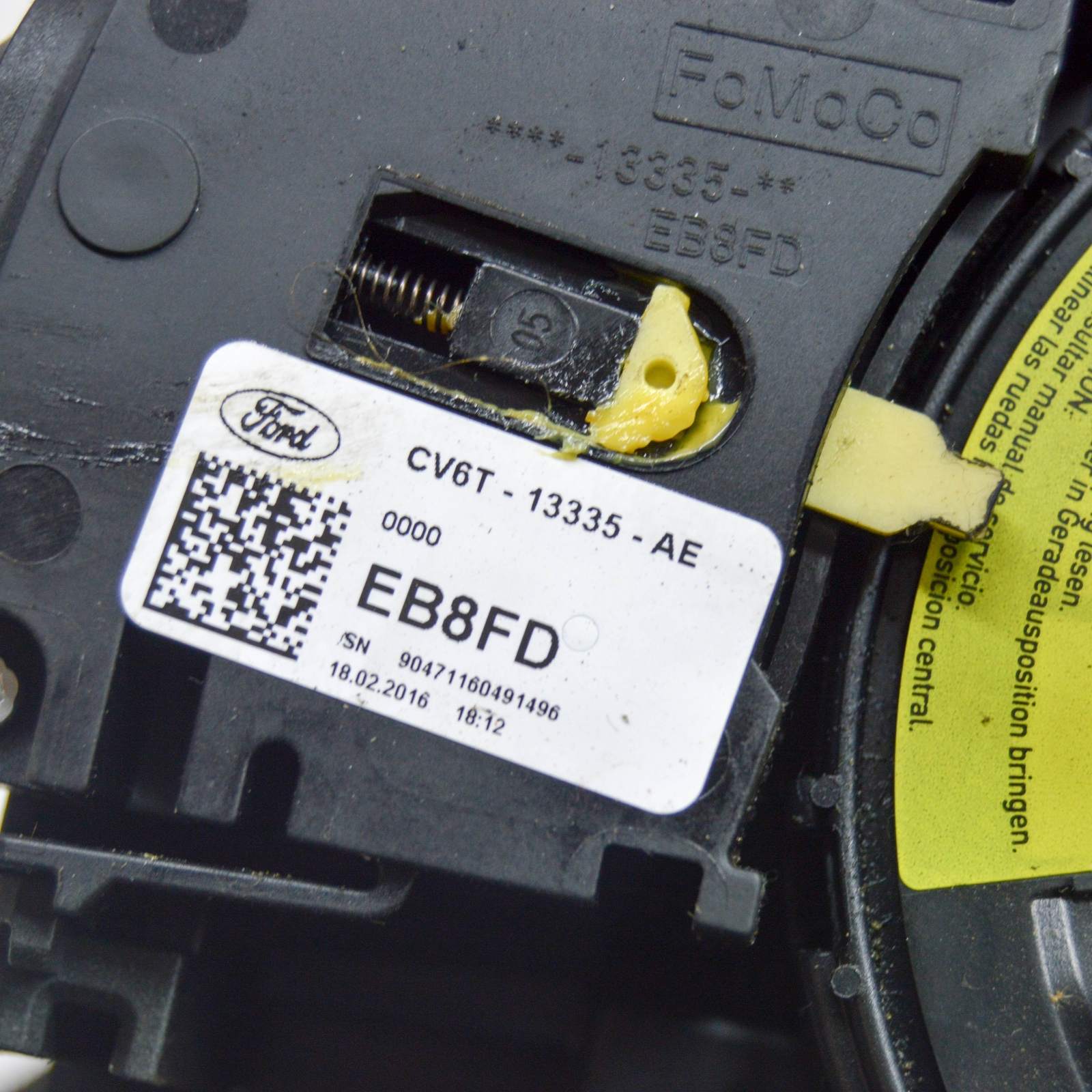 FORD TRANSIT CUSTOM Turn Indicator Wiper Stalk Switch CV6T-13335-AE ...