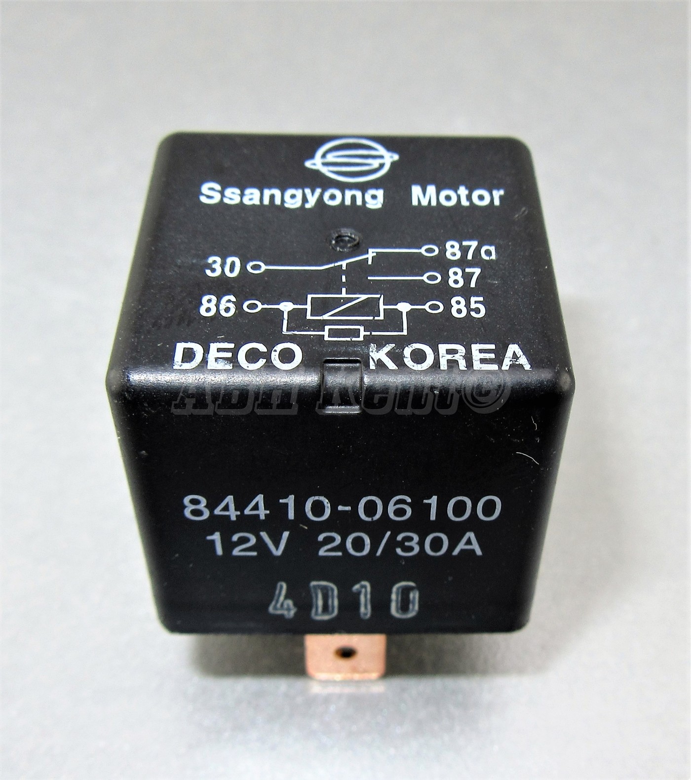655-Ssangyong (95-15) Multi-Purpose 5-Pin Black Relay Deco 84410-06100 ...