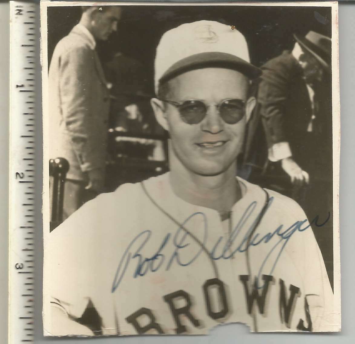 Bob Dillinger St. Louis Browns Signed/Autographed B/W Postcard Photo ...