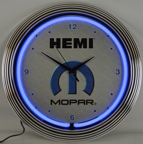 Charger Mopar Neon clock sign Hell yeah its got a HEMI POWERED ...