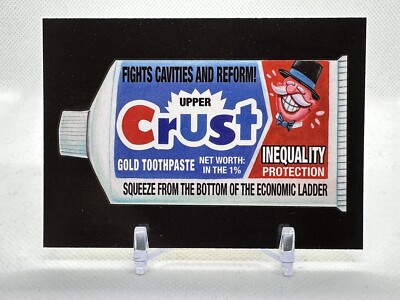 Upper Crust Gold Toothpaste Topps 2017 Wacky Packages 50th #2 50th ...