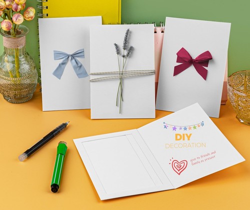 100Pack Photo Frame Cards 4x6 Inch Photo Insert Cards with Envelopes ...