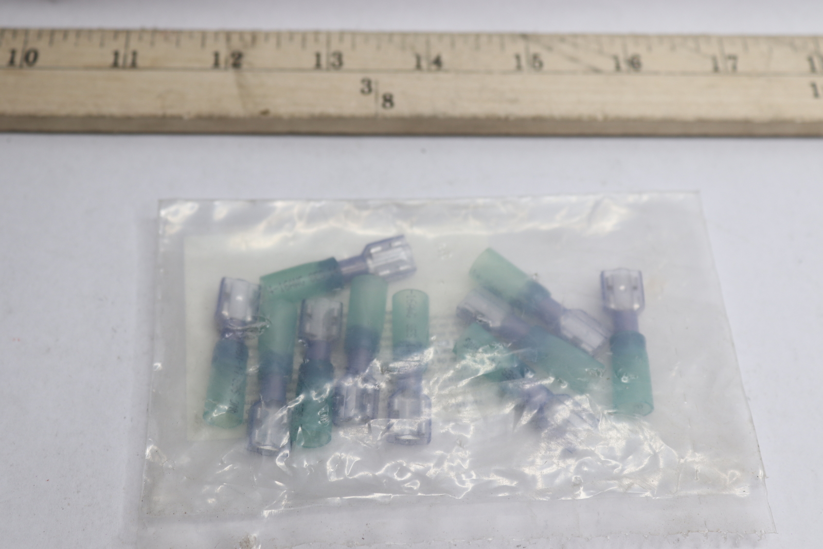 (10-Pk) Crimp & Seal Terminals 16-14 Ga Wire Female Blue 1/4" Tab ...