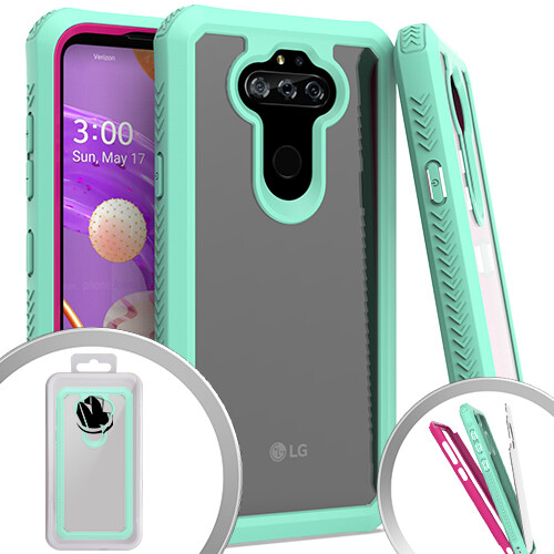 Tempered Glass + Prozkin Hybrid Cover Phone Case For LG K31 Rebel ...