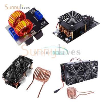 120W/1000W/1800W/2500W ZVS Induction Heating Board Module Heater Fan DIY Kit | eBay
