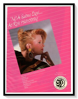 National Cosmetology Association Print Ad Vintage 1989 Magazine ...